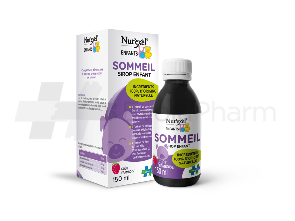 Nut'exel Enfant Sommeil sirop 150 ml - EvoluPharm